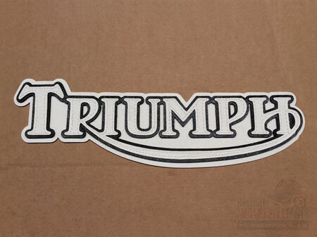 00-0012 Triumph Patch - Sew On - British Motorcycle Parts Ltd