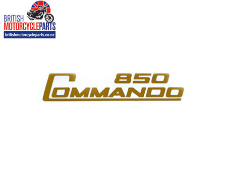 06-5097 Decal - 850 Commando - Gold - Vinyl - British Motorcycle Parts Ltd