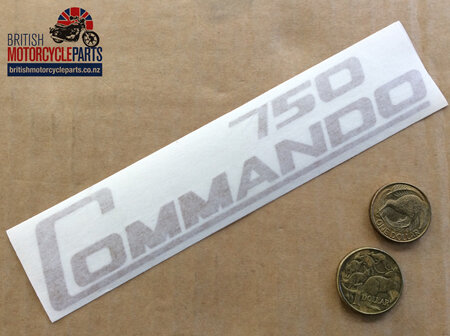 06-7231 DECAL - 750 COMMANDO – GOLD - VINYL - British Motorcycle Parts ...