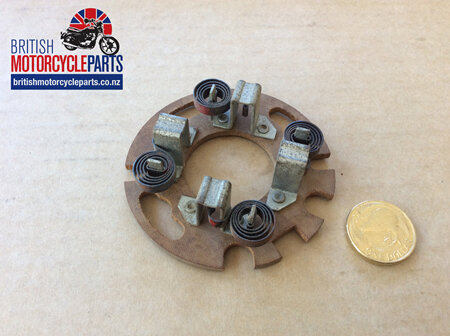 19-1954 54251727 Brush Plate - T160 - British Motorcycle Parts Ltd