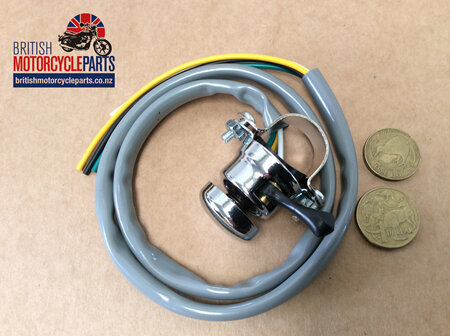 31563G Horn Dip Switch - Clamp On - Grey Wire - British Motorcycle ...