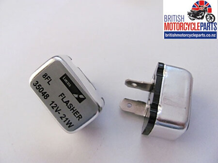 35048 Lucas Flasher Unit 12 Volt - 99-1201 - British Motorcycle Parts Ltd