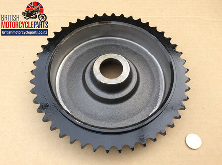 37-1040 Sprocket Brake Drum - Triumph QD 46T - British Motorcycle Parts Ltd