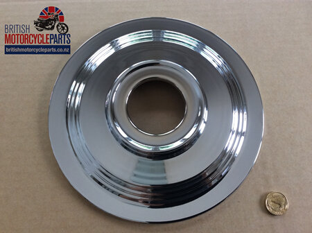 37-3460 Brake Hub Cover Plate 8” TLS 1969-70 - British Motorcycle Parts Ltd