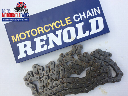 60-0649 Renold Rear Chain - 5/8” x 3/8” - 105 Links - British ...