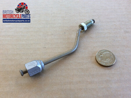60-7496 Lower Brake Pipe - To Caliper - Triumph Twin Disc - British ...