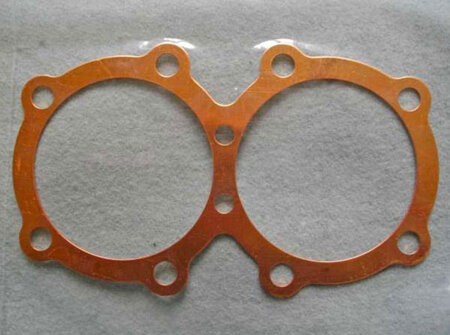 71-3681 Cylinder Head Gasket T140 - Copper - British Motorcycle Parts Ltd