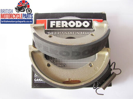 90-5719 37-0977 Brake Shoes BSA Bantam D7 D10 D14 - Tiger T20 - British ...