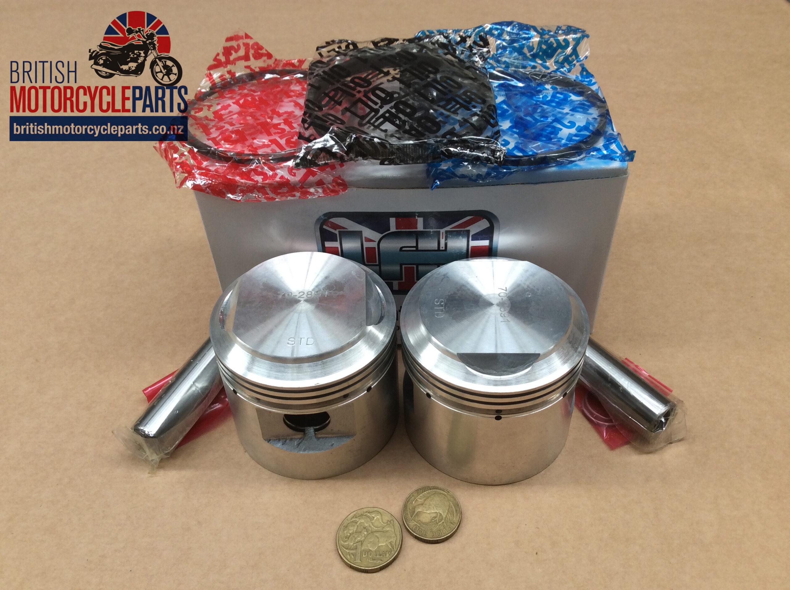70-3610 Triumph 6T T110 Pistons & Ring Sets – Alloy Head – STD ...