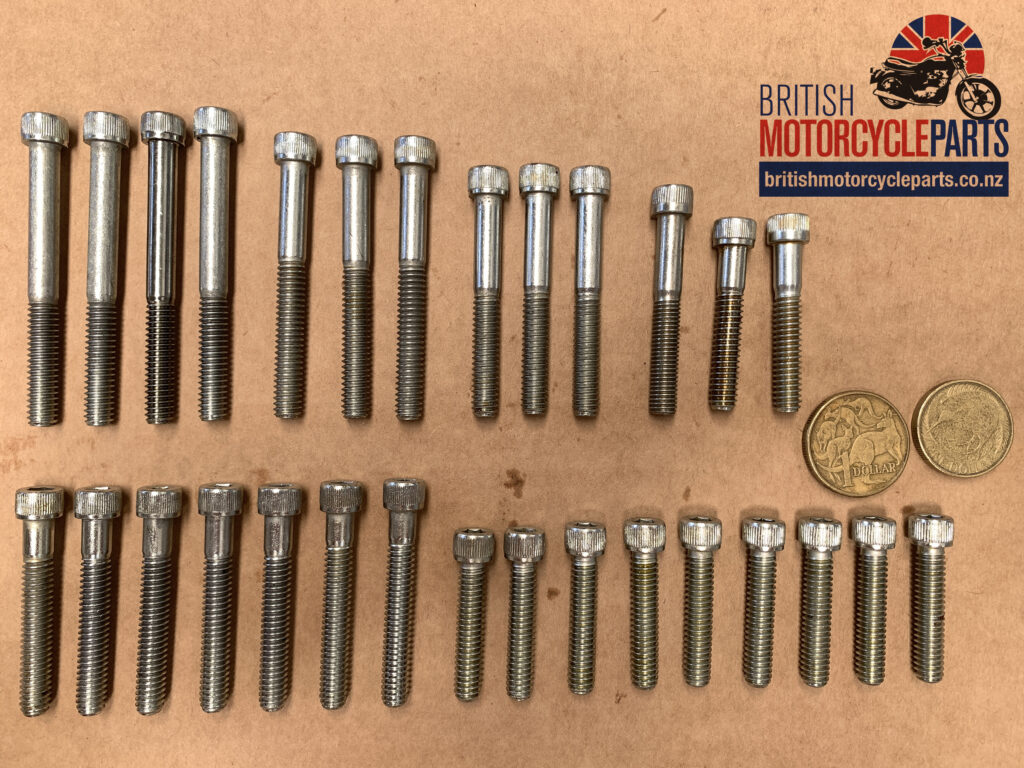 Screw Sets - Allen & Posi - British Motorcycle Parts Ltd