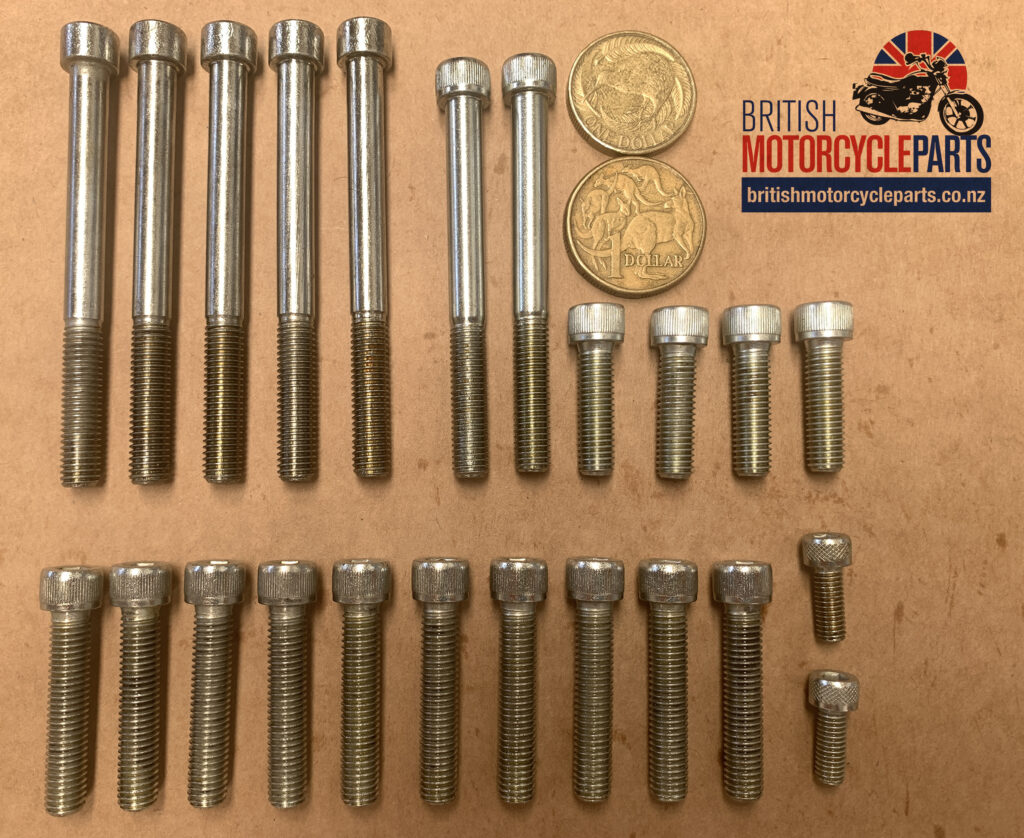 Allen Screw Set - Triumph 350/500 1957-68 - BSF - British Motorcycle ...
