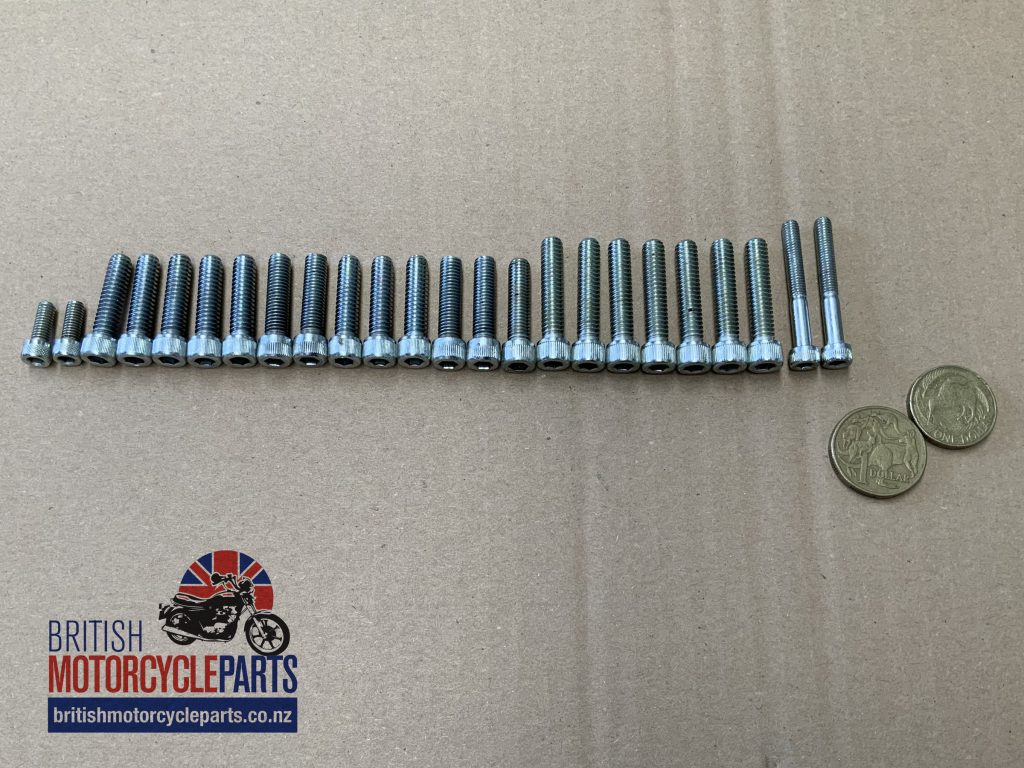 Allen Screw Set - Norton Commando MK1 MK2 - British Motorcycle Parts Ltd